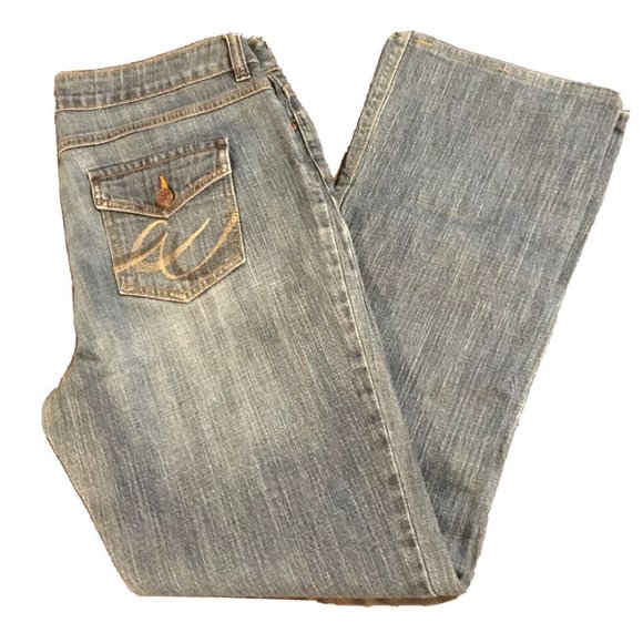 Cato | Jeans | Womens Stitched Flap Pocket Cato Premium Blue Jeans Sz ...